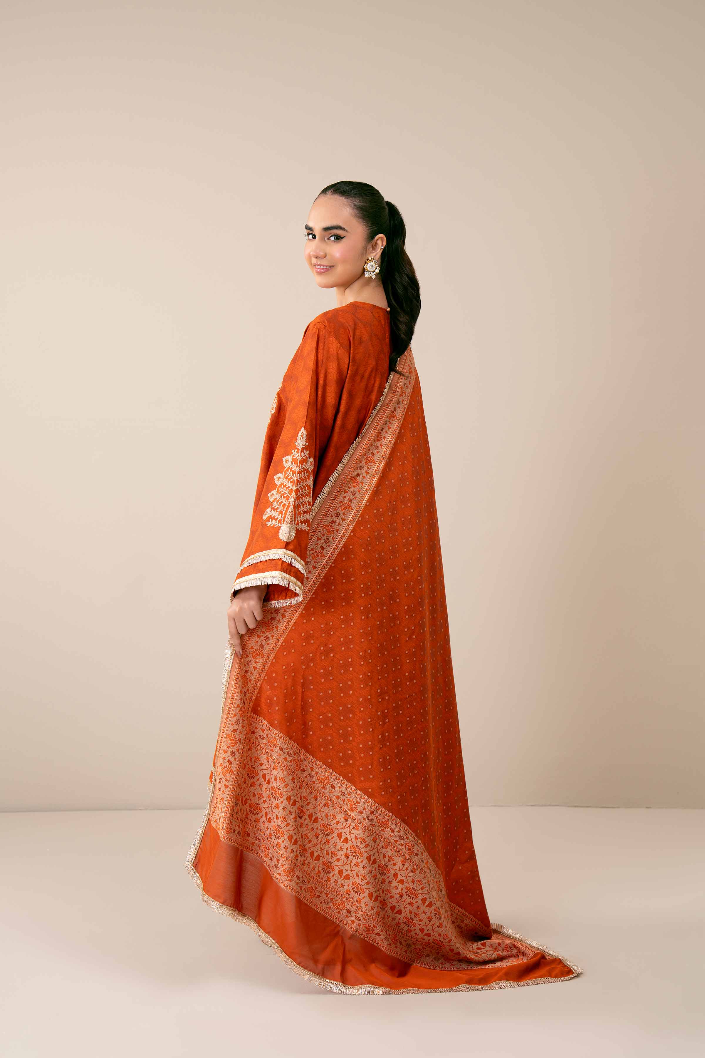 3 Piece - Yarn Dyed Embroidered Suit - 42401977 – NISHAT USA