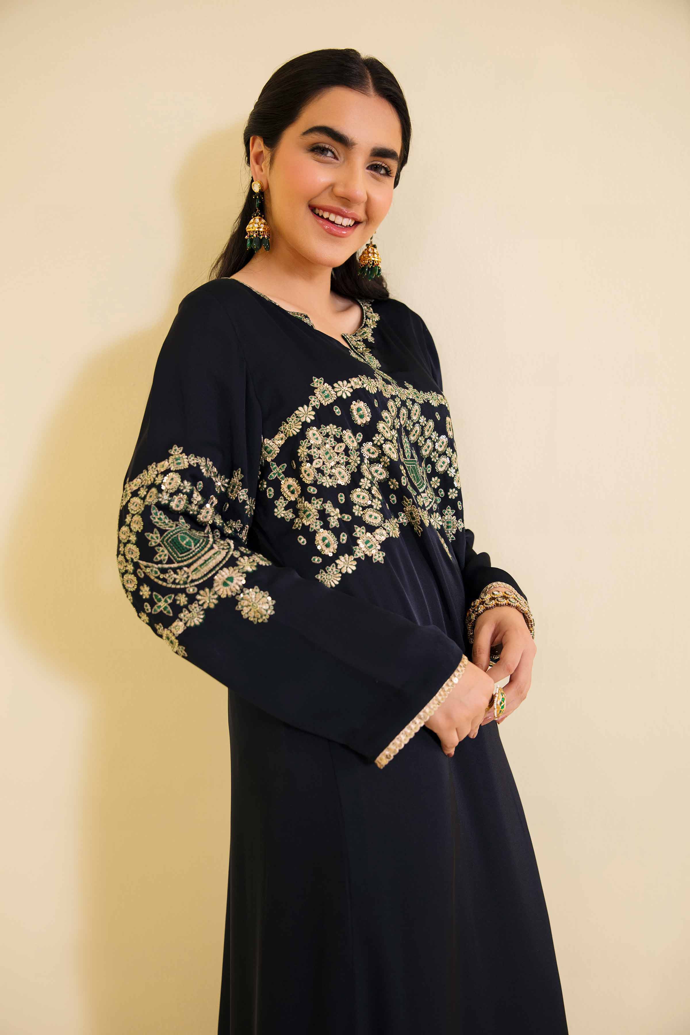 Embroidered Fustaan - FE24-15 – NISHAT USA