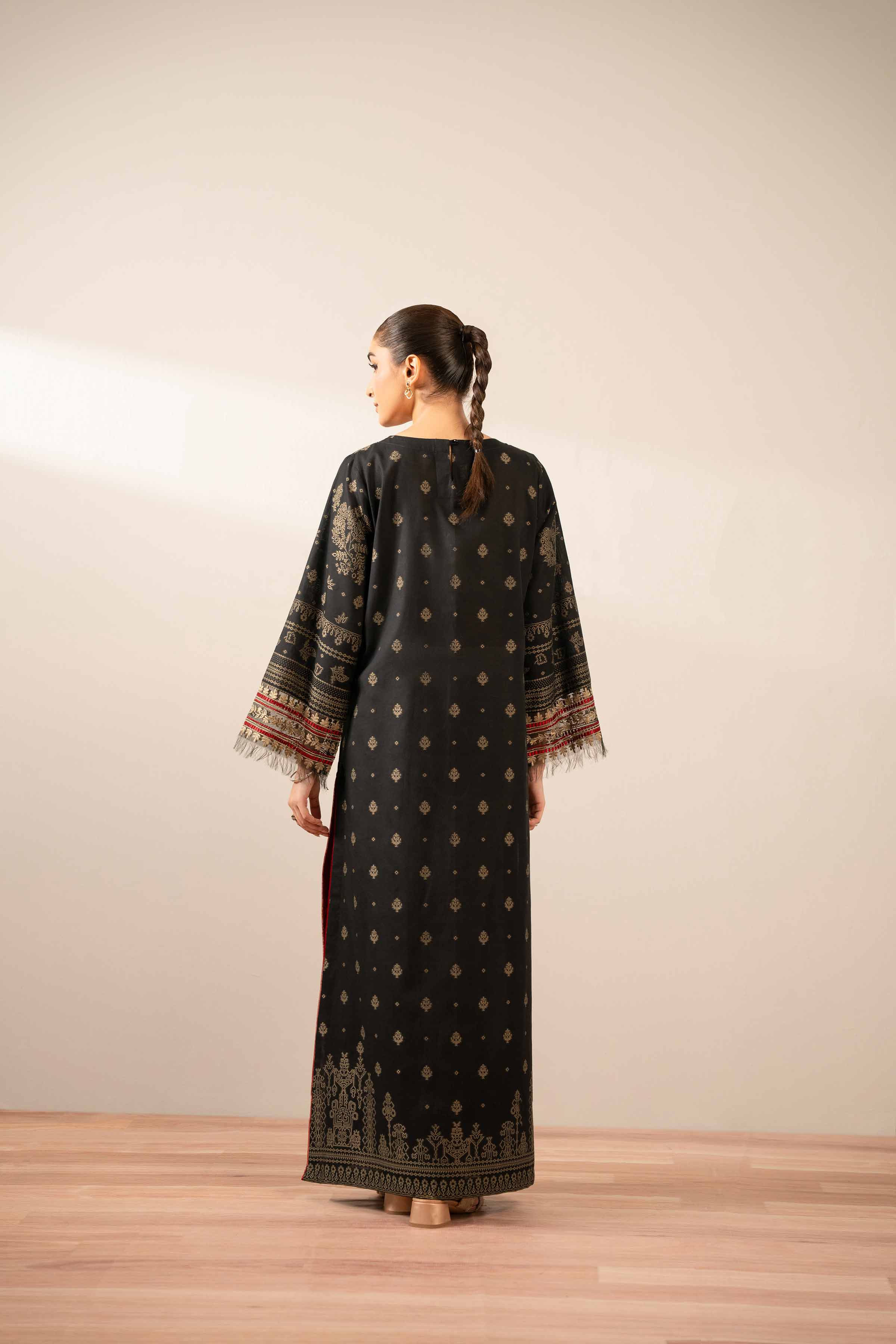 Printed Embroidered Shirt - FS25-44 – NISHAT USA