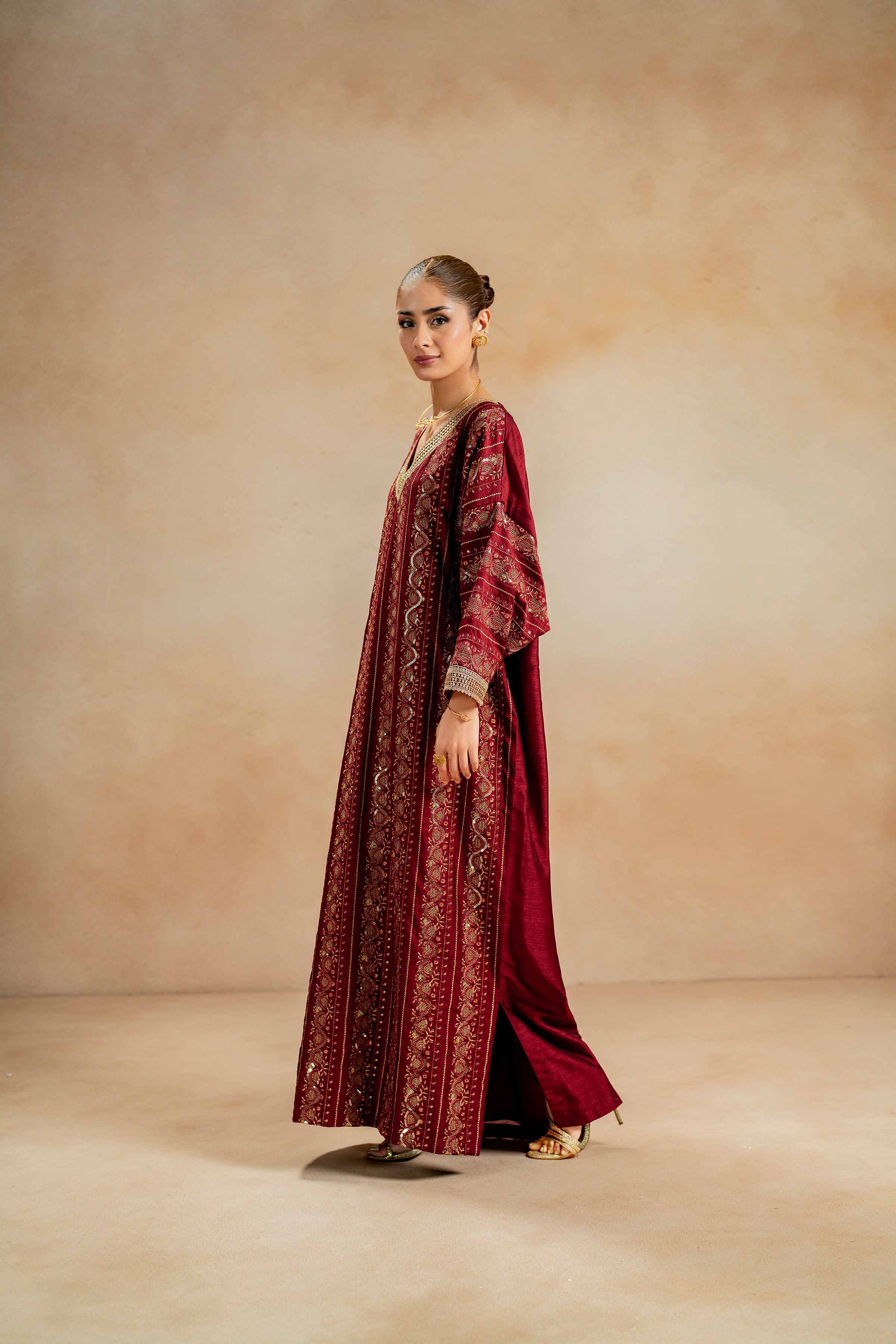 Embroidered Dress - FW24-11 – NISHAT USA