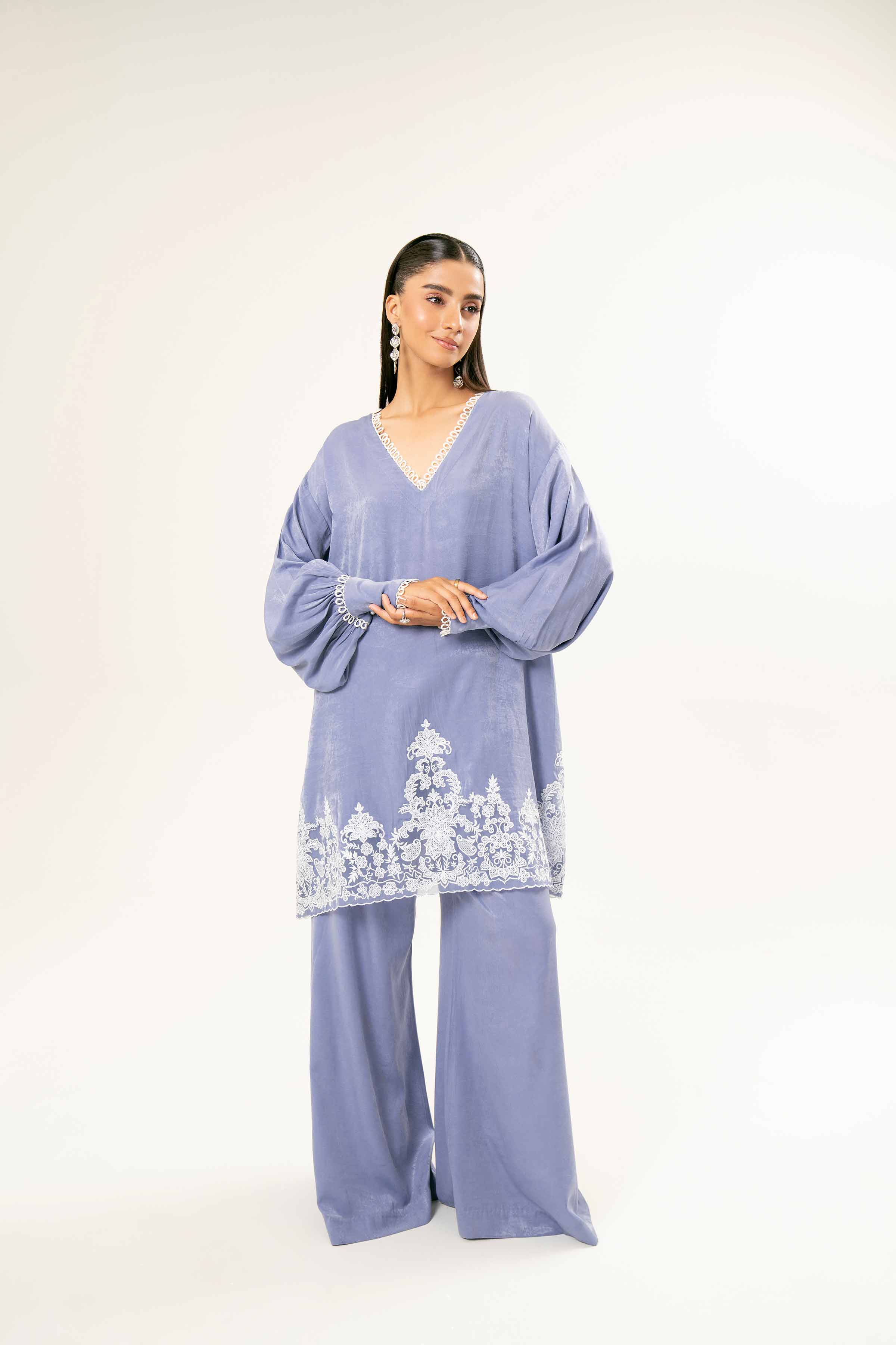 2 Piece - Embroidered Suit - FW24-88 – NISHAT USA