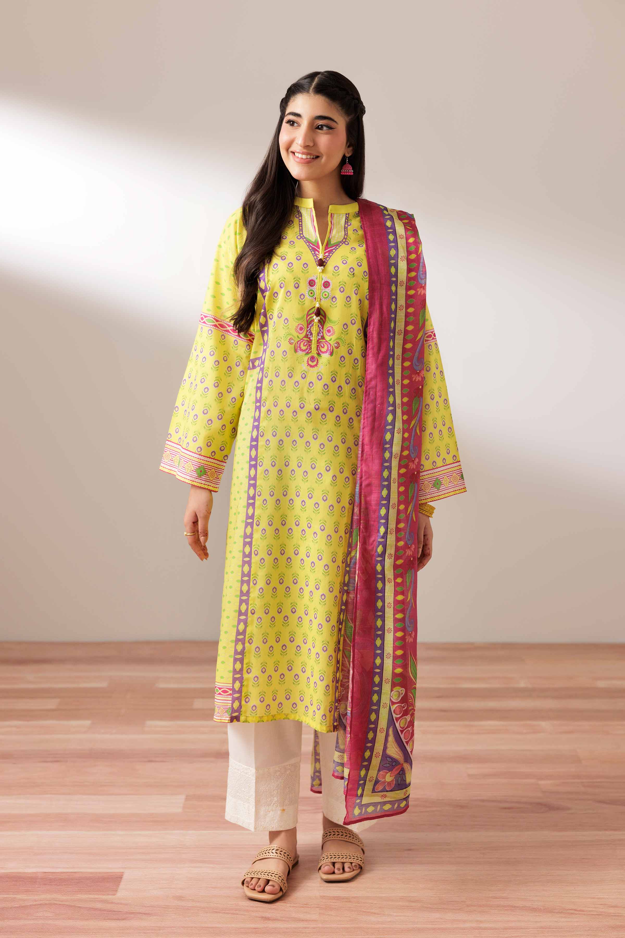 2 Piece - Printed Suit - PS25-154 – NISHAT USA